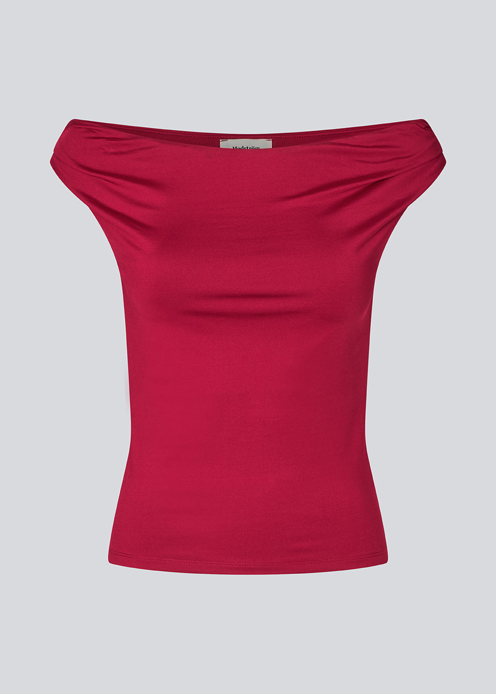 Shop HimaMD off-shoulder top - Rumba Red – Modström COM